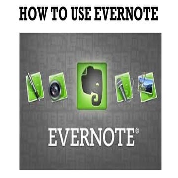 How to use evernote | PPT | Internet for Beginners | Internet