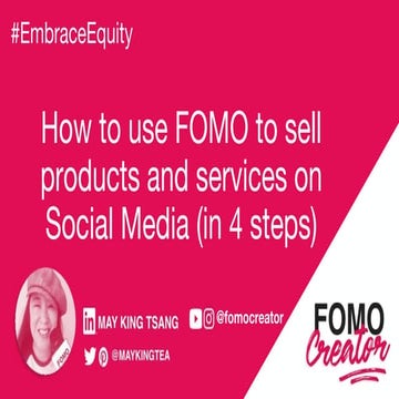 How to use FOMO to sell products and services on social media in 4 ...