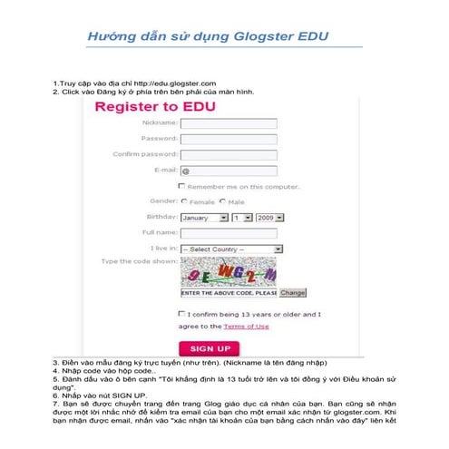 Sử dụng Glogster EDU | PDF