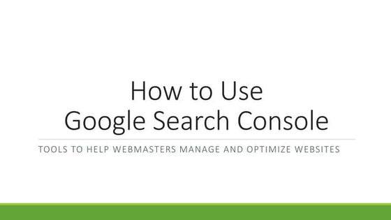 google search console.pptx