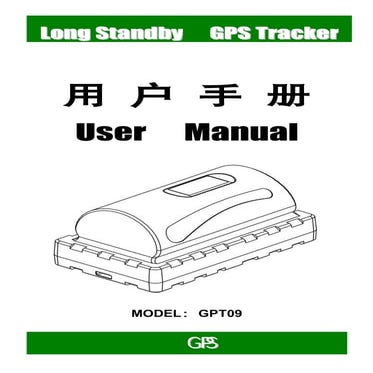 How to Use GPT09 GPS Tracking Device for Vehicle | PDF
