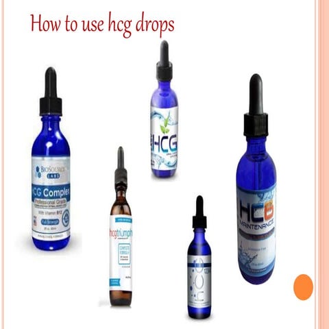 HOW TO USE HCG DROPS | PPT