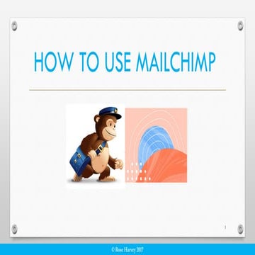 How to use Mailchimp | PPT
