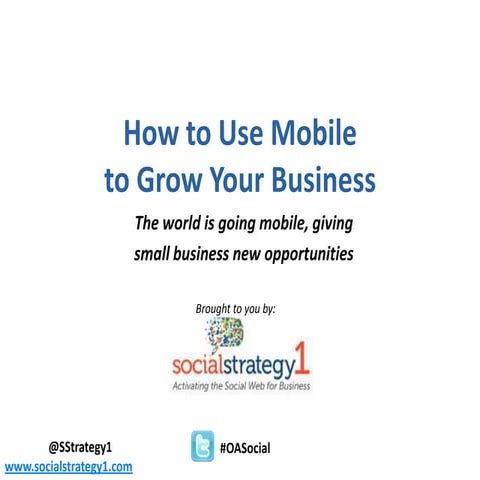 How to Use Mobile Apps to Grow Your Business | PPT