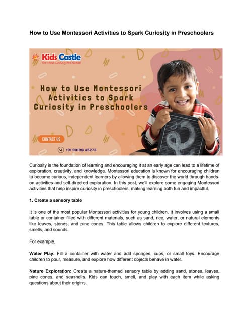How Montessori Schools Develop Creativity and Curiosity.docx
