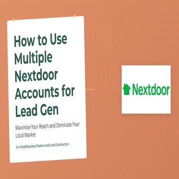 Getting Started on Nextdoor and How to Become a Neighborhood Favorite | PDF