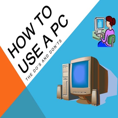 How to use pc | PPT