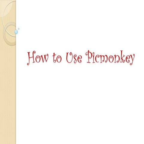 How to Use Picmonkey | PPT