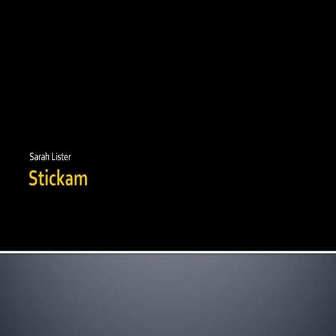 How to use Stickam | PPTX | Social Networking | Internet