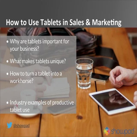 How to Use Tablets in Sales & Marketing | PDF