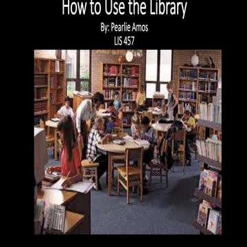 How to use the library (1) | PPTX
