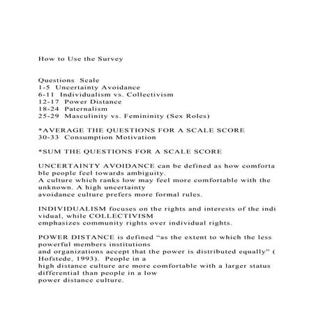 How to Use the Survey Questions Scale 1‐5 Uncertain.docx