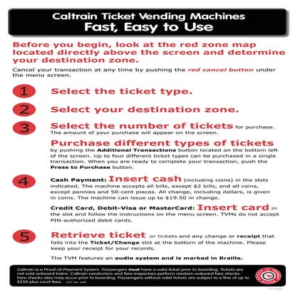 How to use ticket vending machine | PDF