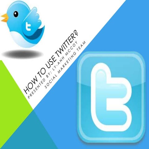 How to Use Twitter | PPT