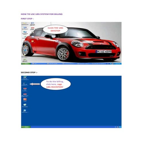 How to use ubs system for billing | DOCX