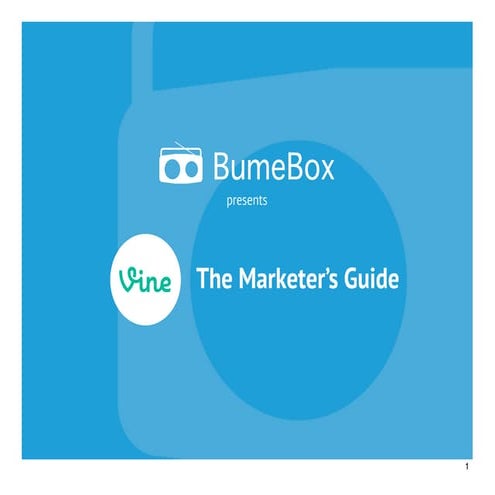 Psychology Of Vine: How To Create Videos That Drive Engagement | PPT
