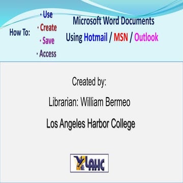 How To Use Word Online | PPT