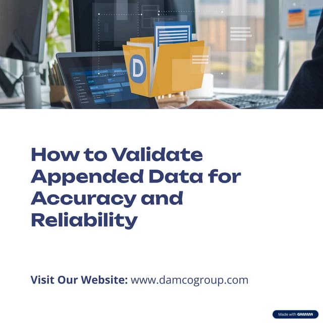 How to Validate Appended Data for Accuracy and Reliability | PDF