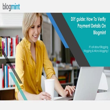 Step By Step Guide: How to verify payment details on Blogmint | PDF ...