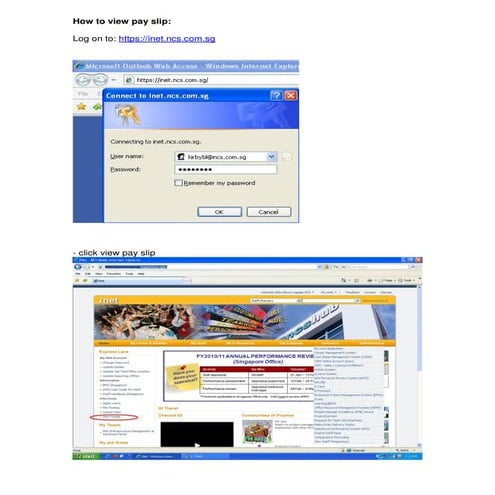 How to view pay slip | PDF
