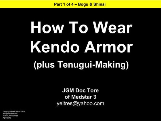 How To Wear Samurai Armor, 2 of 4 | PPT