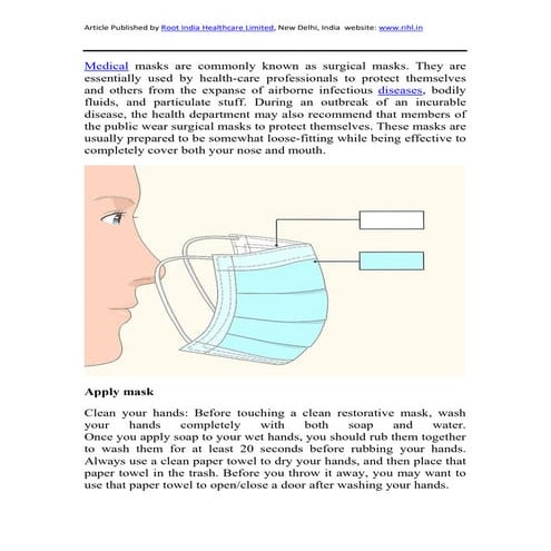 How to wear medical mask | PDF