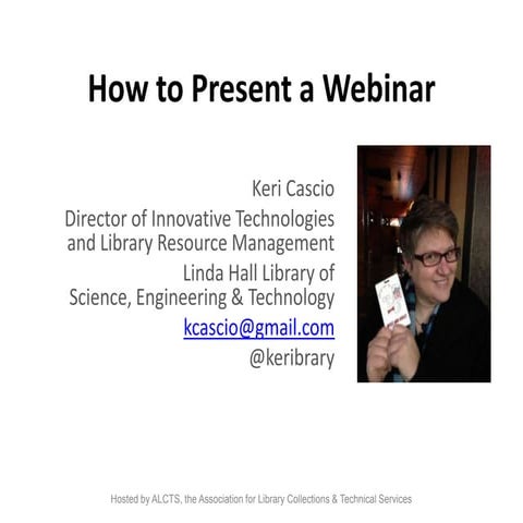 How to Present a Webinar | PPT