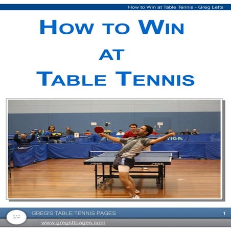 Table tennis tutorial | PDF