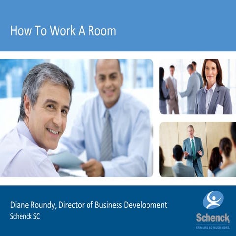 How to work a room | PDF | Resume Writing and Advice | Job Search