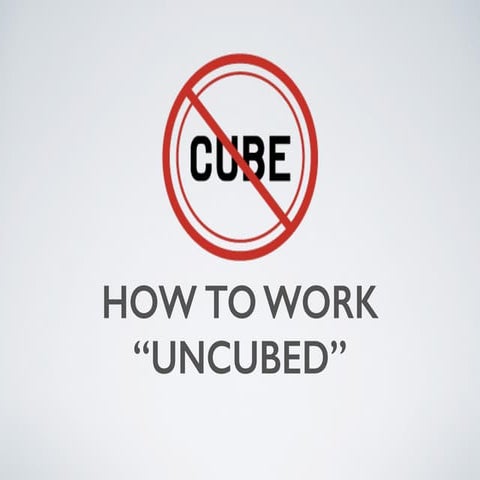 How to Work Uncubed at a Startup Job | PPT