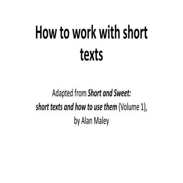 How to work with short texts.pdf