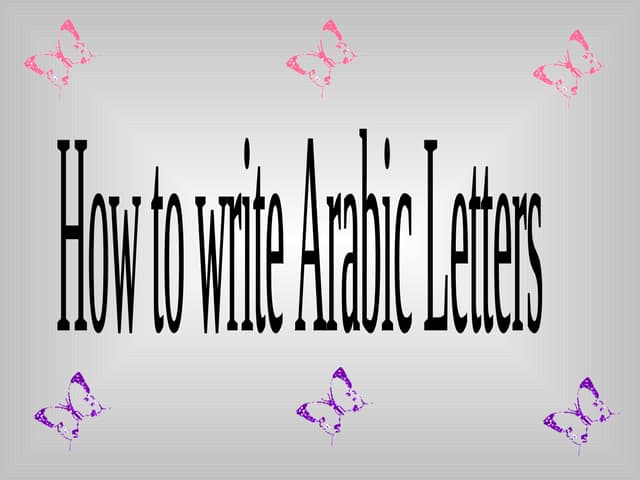 How To Write Ppt