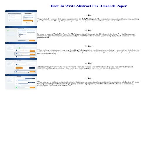How To Write Abstract For Research Paper | Pdf