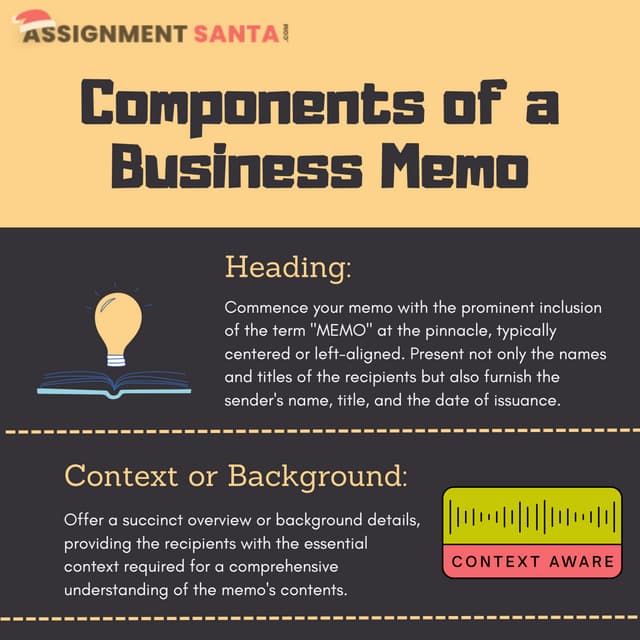 How to Write a Business Memo? | Assignment Santa | PDF