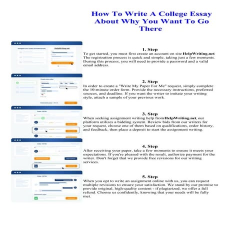 How To Write A College Essay About Why You Want To Go There | PDF