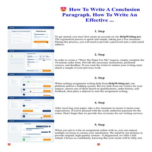 How To Write A Conclusion Paragraph. How To Write An Effective ... | PDF