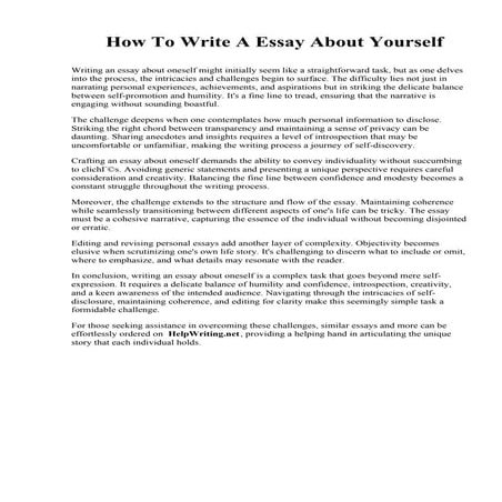 Write A Essay About Yourself.pdf