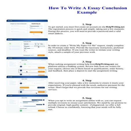 How To Write A Essay Conclusion Example | PDF