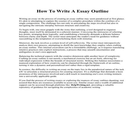 How To Write A Essay Outline.pdf
