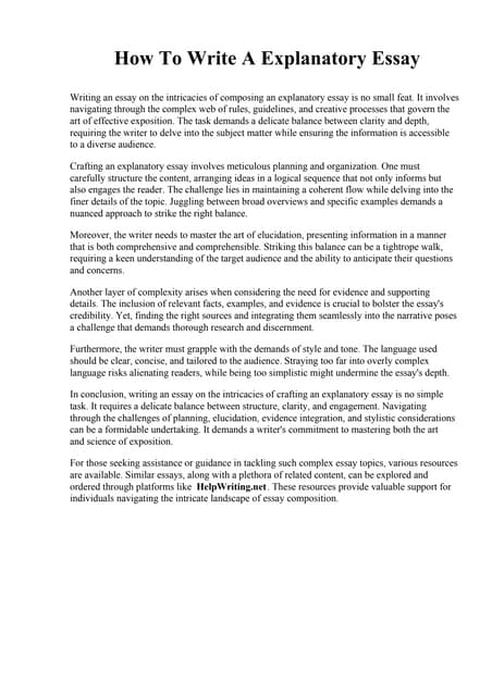 Essay Table Of Contents.pdf | Homework and Study | Education