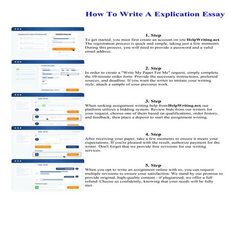 How To Write A Explication Essay | PDF