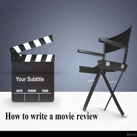 How to write a film review / for ESL students | PPSX