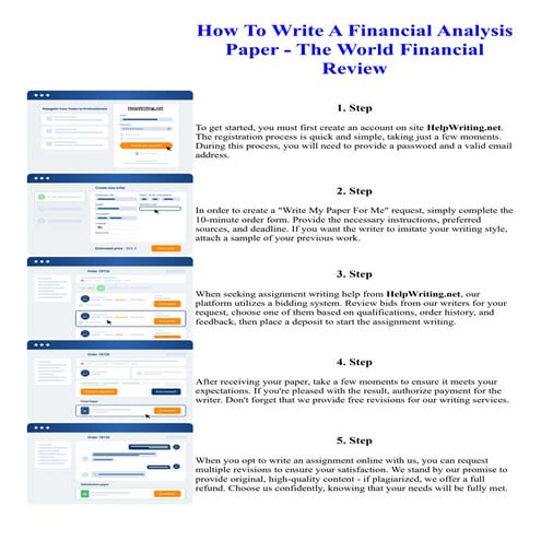 How To Write A Financial Analysis Paper - The World Financial Review | PDF
