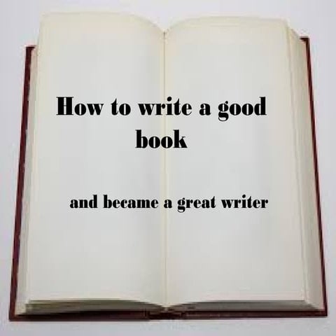 How to write a good book | PPT