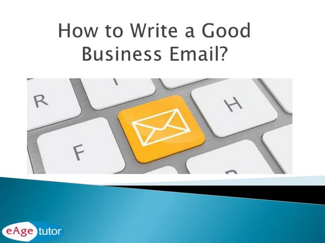 Writing a Business Email | PPTX