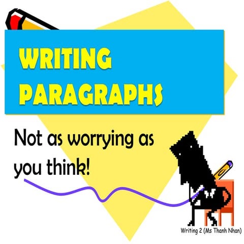 How To Write A Good Paragraph IN ENGLISH | PPT