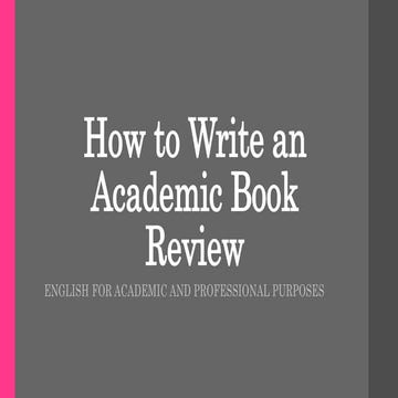 How to Write an Academic Book Review.1stLesson.pptx