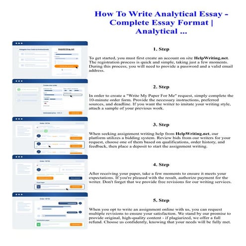 How To Write Analytical Essay - Complete Essay Format Analytical | PDF