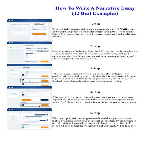 How To Write A Narrative Essay (12 Best Examples) | PDF