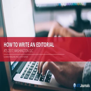 How to Write an Editorial | PDF